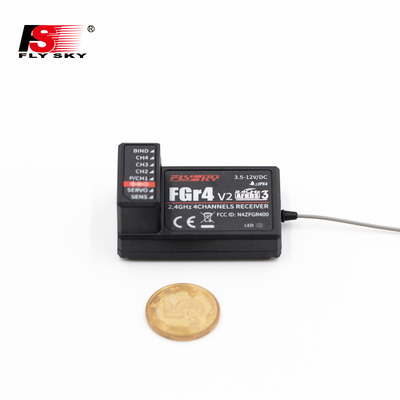 富斯FLYSKY单天线双向接收机FGR4 可PWM/IBUS输出NB4遥控标配接收