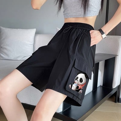 五分裤子女夏季薄款工装运动裤外穿休闲短裤显瘦宽松时尚百搭爆款