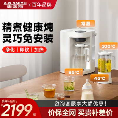 史密斯（A.O.SMITH）佳尼特净水器家用RO反渗透过滤自来水台式