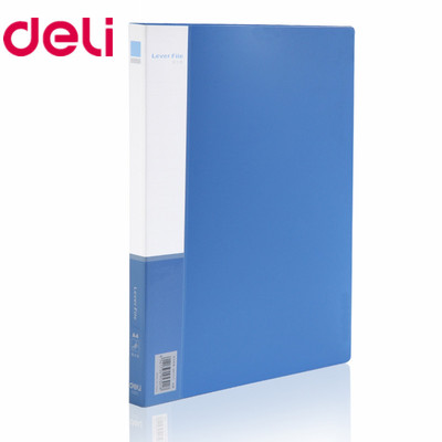 得力文件夹5301系列 单夹双夹长单夹加插袋A4资料夹文件夹