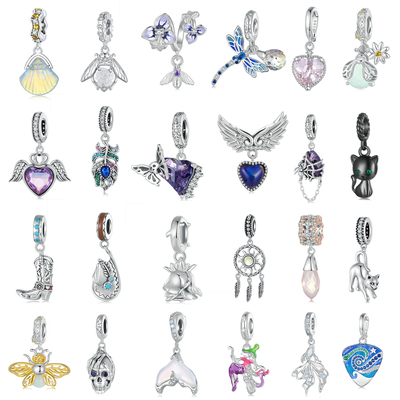 原创海洋琉璃贝壳手链吊坠晶莹