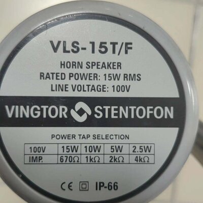 议价VINGTOR STENTOFON VLS-15T/F号角喇维修