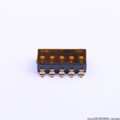 DSHP05TSGET   1.27mm 5位低推贴胶 拨码开关 价格以咨询为准