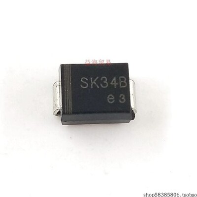 SK34B   40V 3A 550mV@3A 肖特基二极管  价格以咨询为准