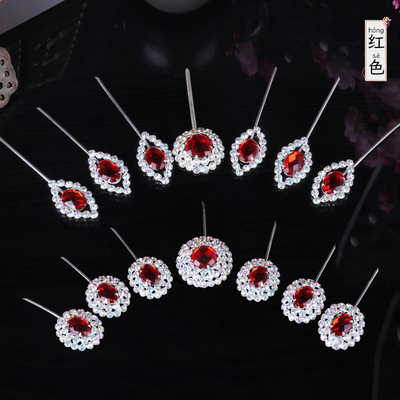 戏曲头饰宝石花泡子七星