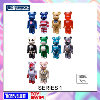 be@rbrick盲盒美国积木熊