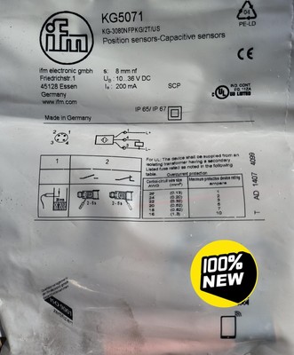 IFM 易福门 KG5071 接近开关 全新原装未开封 传感