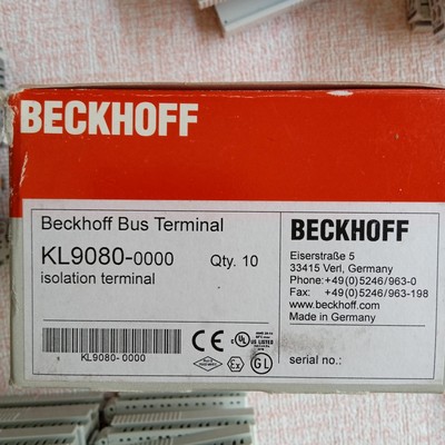 全新原装正品倍福传感器KL9080工程剩余16个