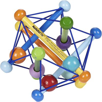Manhattan Toy Skwish Color Burst Rattle and Teether Grasping