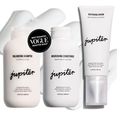 Jupiter Anti-Dandruff Shampoo, Conditioner, & Serum Set