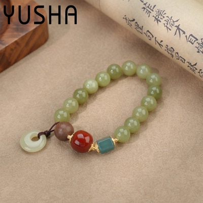 和田玉女款百搭手链手串 AS408