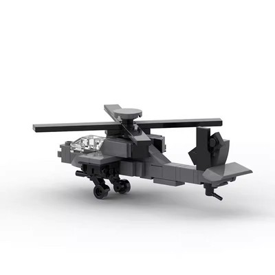 MOC积木 87694 AH-64D阿帕奇长弓 英国空军小型 儿童拼装