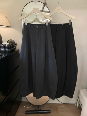 going正版25冬季加厚韩版时尚百搭宽松显瘦松紧腰阔腿裤休闲裤子