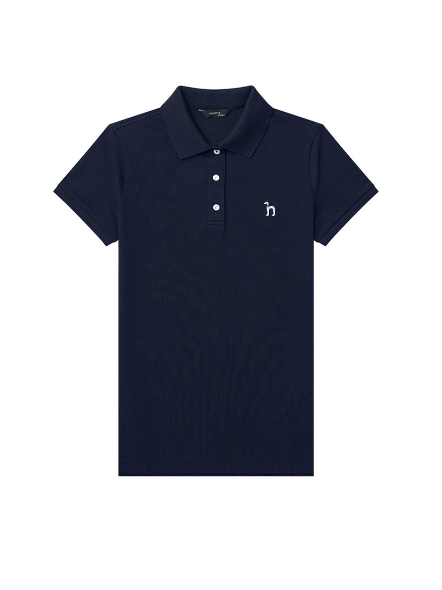 Hazzys哈吉斯短袖T恤女士新款体恤2023夏季休闲显瘦通勤Polo衫潮_虎窝淘