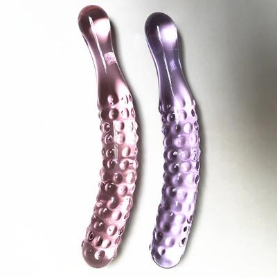 Glass-made female masturbation toy fake phallus adult produc
