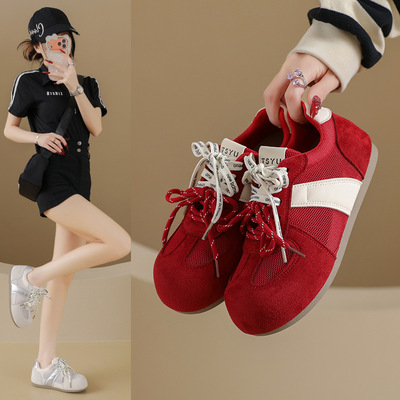 2026阿甘鞋女夏季新款韩版ins透网内增高休闲百搭板鞋街拍K285