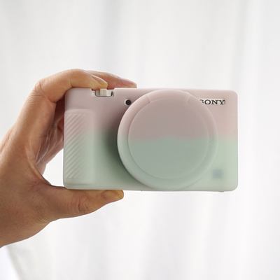 适用索尼A7CR/A7R5/A72/A7R4/A7M3/A7M4/A7C2保护套相机硅胶套ZV1