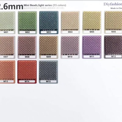 拼豆补充包M色系融合豆2.6mm黄豆豆Mard婆娑同款同色小豆颗粒diy