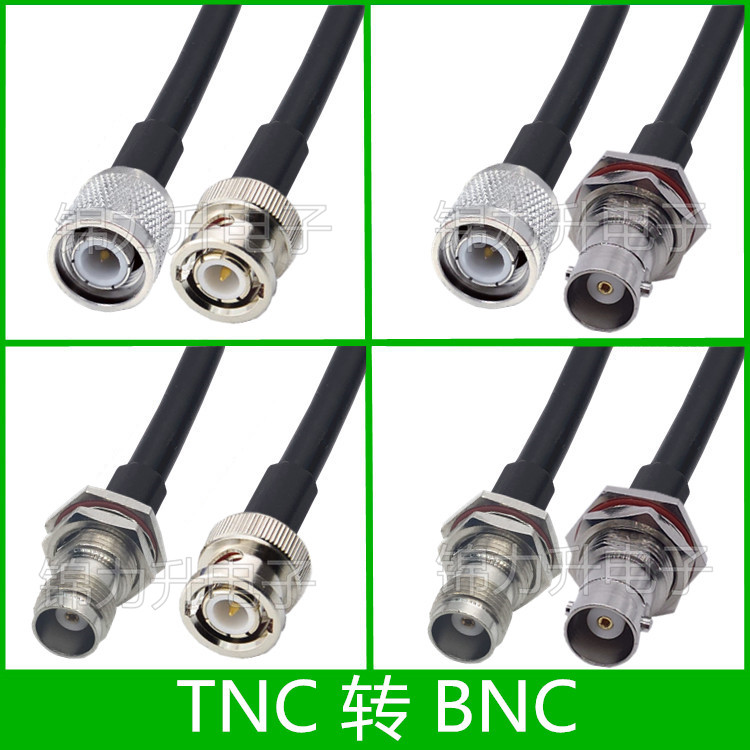 TNC转BNC连接线TNC公头TNC母50-3延长线BNC公BNC母Q9转接线射频线_虎窝淘