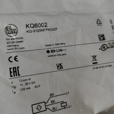 议价IFM电容式传感器KQ6002KQ6001KQ6003