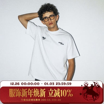 【超人SUPERMAN联名】WHOOSIS KRYPTO WAIT短袖T恤美式街头男女潮