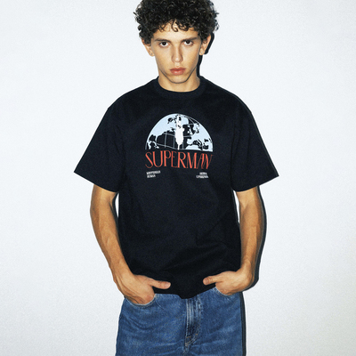 【超人SUPERMAN联名】WHOOSIS SUPERMAN短袖T恤男夏百搭宽松美式