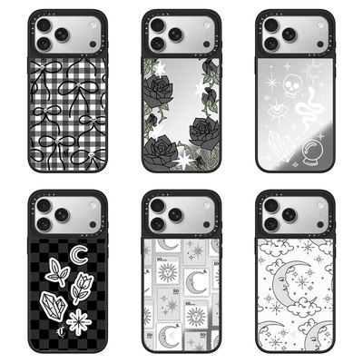 CASEJiAK Chiara LB Art月亮线条适用于苹果17手机壳iPhone17 16Pro Max12 13 14 15Pro/plus air手机保护套