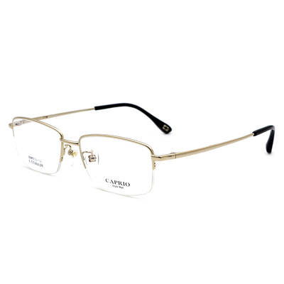 日本CAPRIO卡佩罗眼镜架男女款时尚钛材超轻近视眼镜框配镜CA1445