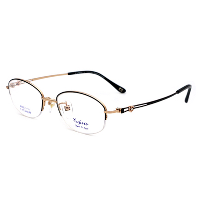 日本CAPRIO卡佩罗眼镜架女款时尚钛材超轻近视眼镜框配镜CA18029