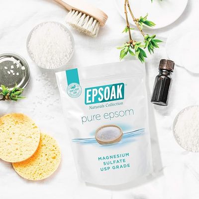 Epsoak Epsom Salt 5 lb Resealable Bulk Bag, Magnesium