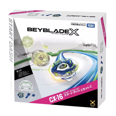 Takara Tomy 多美 Beyblade X 战斗陀螺 CX-16 对战套装玩具
