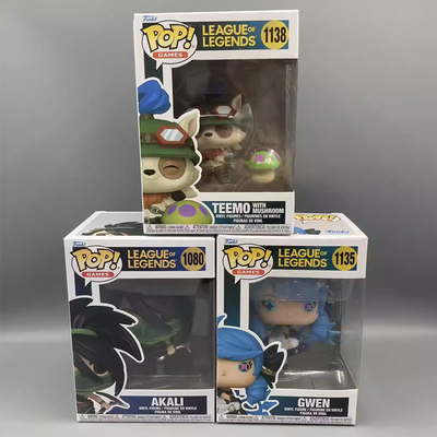 Funko POP英雄联盟手办League of Legends提莫带蘑菇格温 阿卡丽