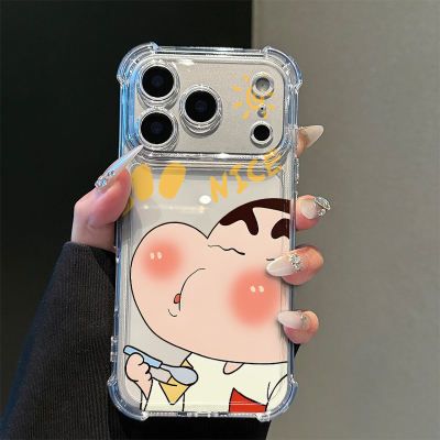 NICE小新适用苹果17/16promax手机壳iPhone15华为mate70pro透明Pura80荣耀400女reno14保护套vivos30软小米17
