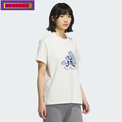 短袖女装2025夏季新款印花