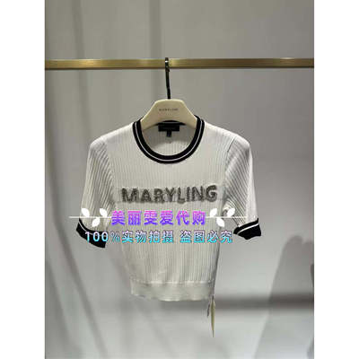 玛俪琳字母T恤套头衫A1ECW03190