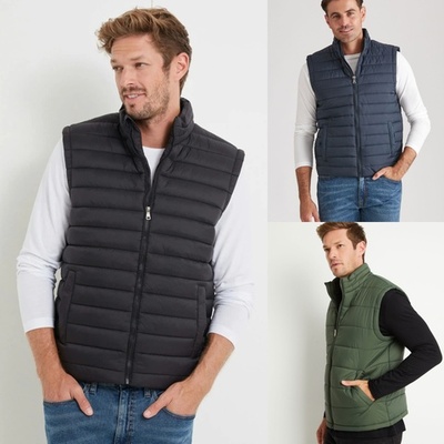 外贸户外男士防风防泼水立领加厚棉马甲秋冬保暖背心百搭马夹8151