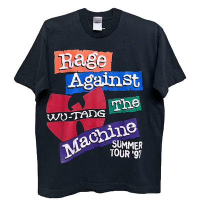 武当帮愤怒机器乐队联名美式T恤