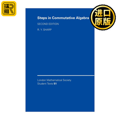 Steps in Commutative Algebra 交换代数入门教学 伦敦数学会学生文本系列