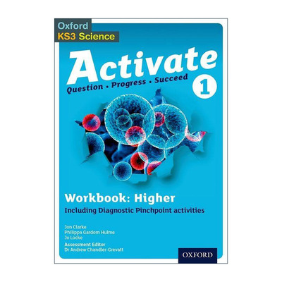 英文原版 Oxford KS3 Science Activate 1 Higher Workbook 新牛津初中教材 科学进阶练习册1 英文版 进口英语原版书籍
