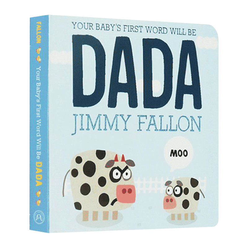 先叫爸爸 英文原版 Your Baby's First Word Will Be DADA 纸板书 JIMMY FALLON 全英文版进口英语书籍