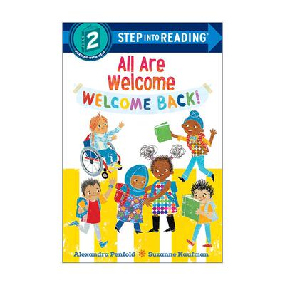英文原版 Step into Reading 2 Welcome Back All Are Welcome 欢迎回来 兰登经典分级读物 英文版 进口英语原版书籍