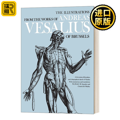 英文原版 The Illustrations from the Works of Andreas Vesalius of Brussels 安德烈亚斯 维萨利斯作品中的插图 进口英语书籍