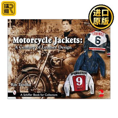 英文原版 Motorcycle Jackets 摩托车夹克 一个世纪的皮革设计 演变历史 服装服饰艺术图册 精装收藏指南 英文版 进口英语原版书籍