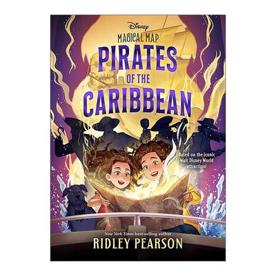 英文原版 Magical Map #1 Pirates of the Caribbean 魔法地图系列1 加勒比海盗 迪士尼儿童奇幻章节桥梁故事书 Ridley Pearson