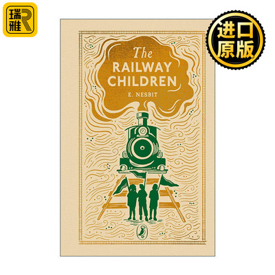 英文原版 The Railway Children 铁路边的孩子们 Puffin Clothbound Classics 精装海雀布纹经典 英文版 进口英语原版书籍
