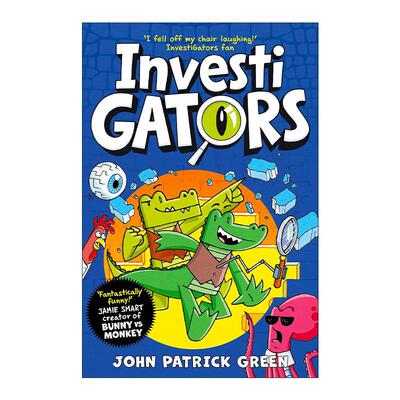 英文原版 InvestiGators 鳄鱼侦查员1 儿童全彩爆笑漫画书 纽约时报畅销书 英文版 进口英语原版书籍