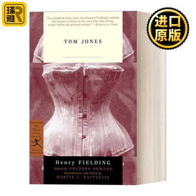 英文原版 Tom Jones (Modern Library Classics) 弃儿汤姆·琼斯的历史 Henry Fielding亨利·菲尔丁 兰登书屋现代图书馆经典系列