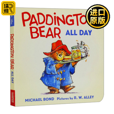Paddington Bear All Day Board Book 帕丁顿熊纸板书 儿童绘本