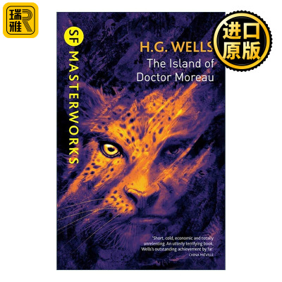 英文原版 The Island of Doctor Moreau 莫罗博士的岛 科幻大师作系列 乔治威尔斯H.G. Wells 英文版 进口英语原版书籍