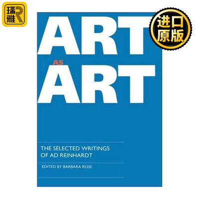 Art as Art 作为艺术的艺术 Ad Reinhardt莱因哈特文选 绘画艺术作品